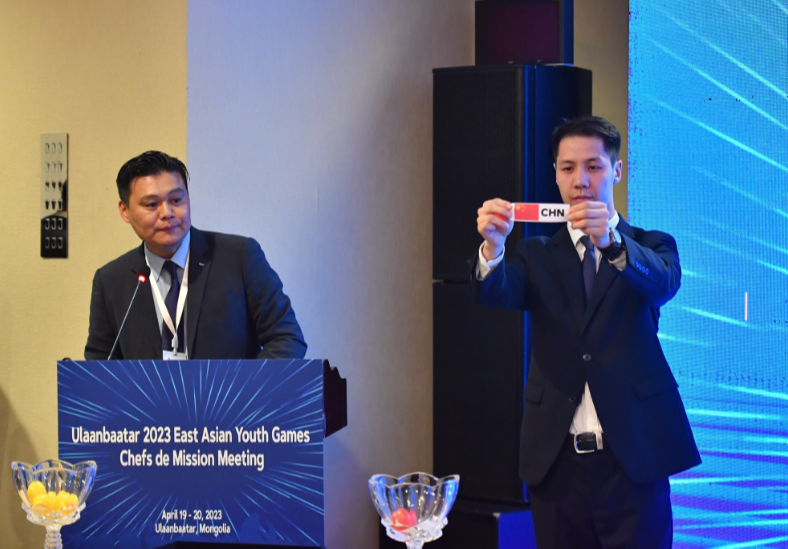 Монголд болох Зүүн Азийн залуучуудын наадмын волейбол хөлбөмбөгийн спортын сугалаа боллоо