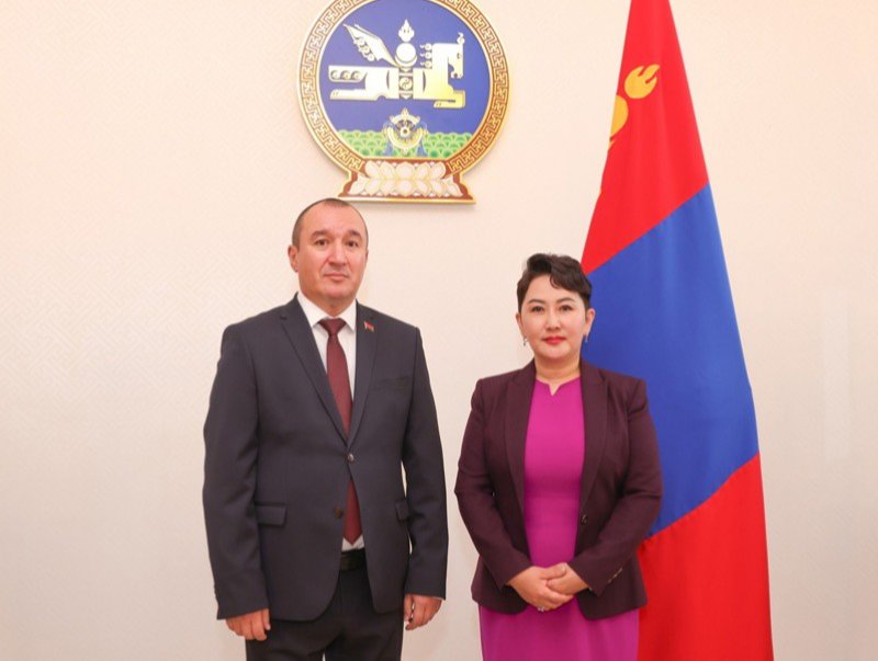 Гадаад харилцааны сайд Б Батцэцэг Бүгд Найрамдах Беларусь Улсын Элчин сайдыг хүлээн авч уулзав