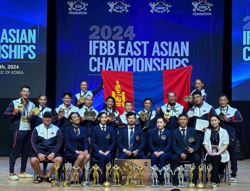 Монголын тамирчид Зүүн Азийн аварга шалгаруулах тэмцээнээс 11 алт 5