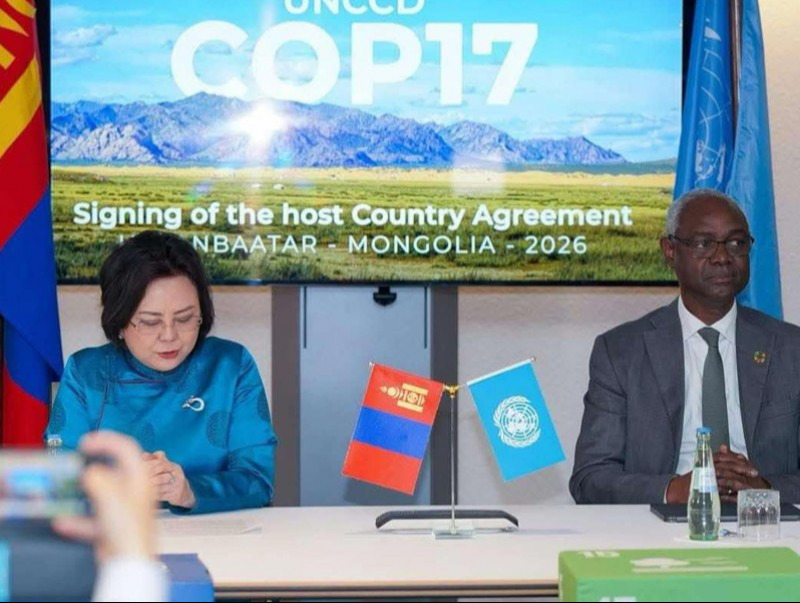 Монгол Улс COP17 бага хурлыг 2026 онд зохион байгуулна