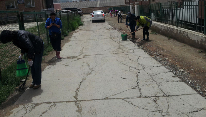 Бүх нийтийн цэвэрлэгээг зохион байгууллаа