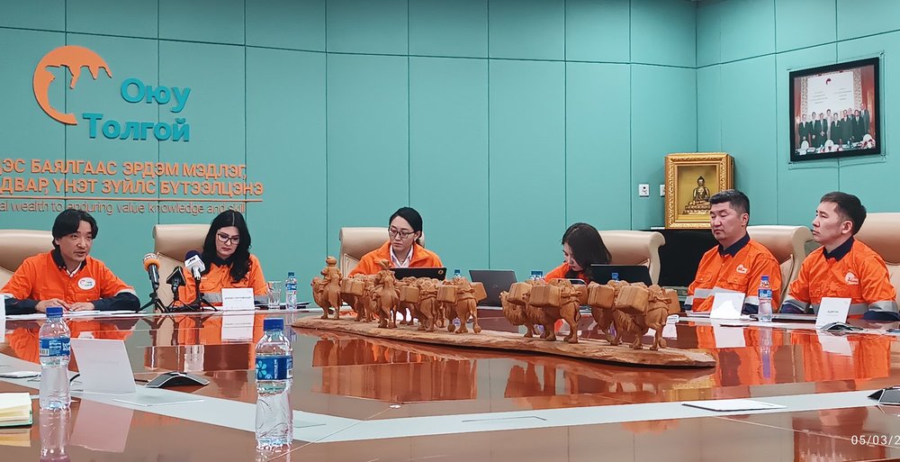 Оюутолгой 312 тэрбум төгрөгийг улсын төсөвт төвлөрүүлжээ