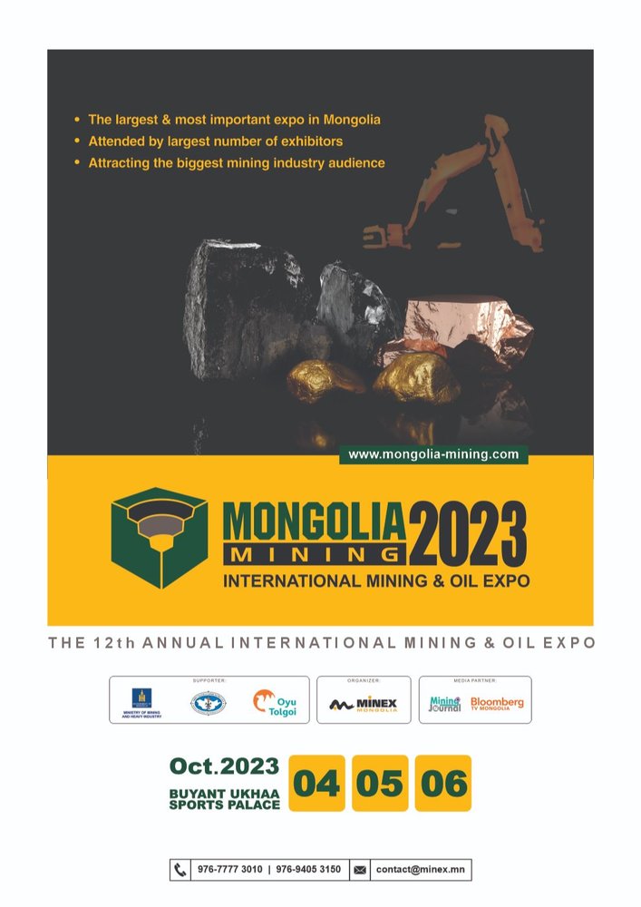 “mongolia Mining 2023” ОЛОН УЛСЫН ҮЗЭСГЭЛЭНГИЙН 2 Р ТАНХИМЫН ЗАХИАЛГА