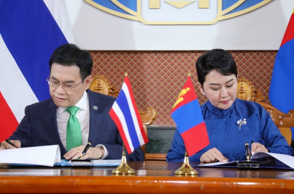 “Монгол Тайландын Худалдааны Хамтарсан хороо байгуулах тухай” харилцан ойлголцлын санамж бичигт