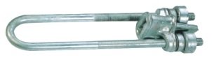 NUT adjustable, NU non-adjustable wedge type cable clamp