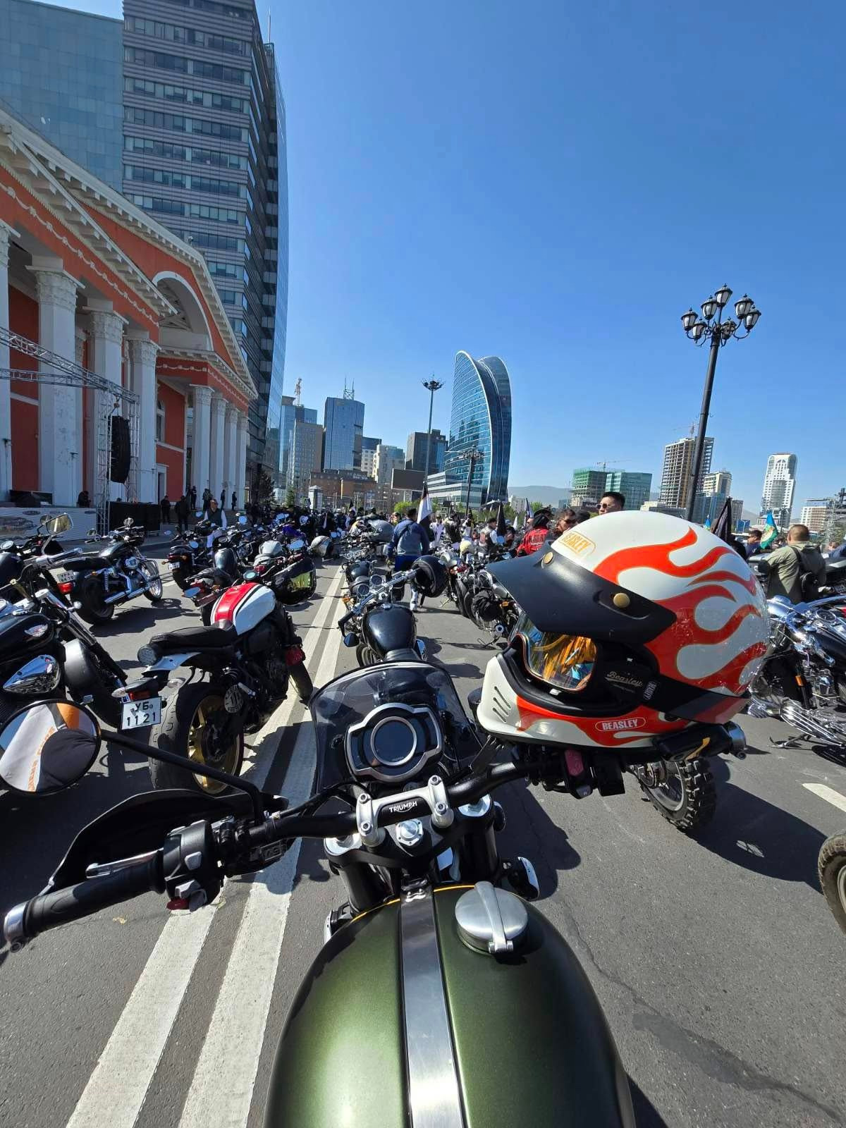 ‘Steppe Wind’ motorcycle festival united world riders