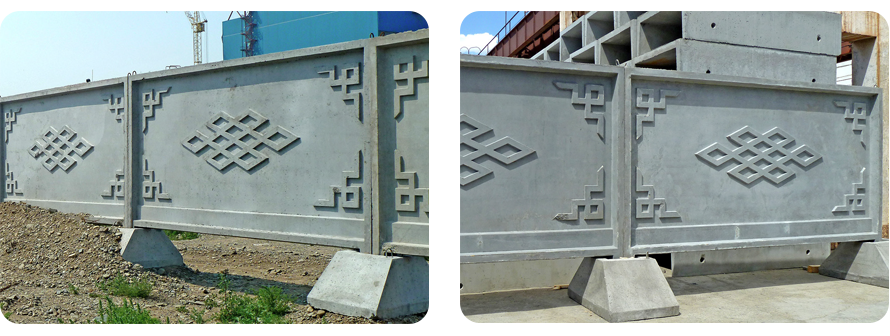 Төмөр бетон хашаа, суурь